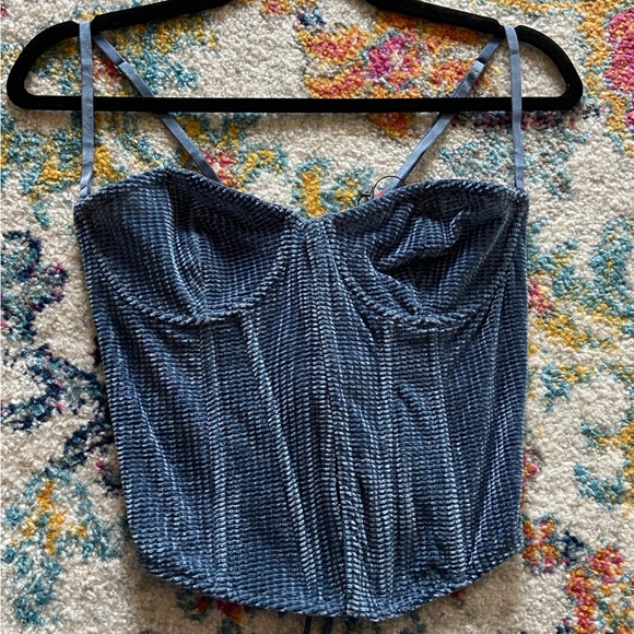 Edikted | Tops | Nwt Edikted Velvet Corset Top | Poshmark